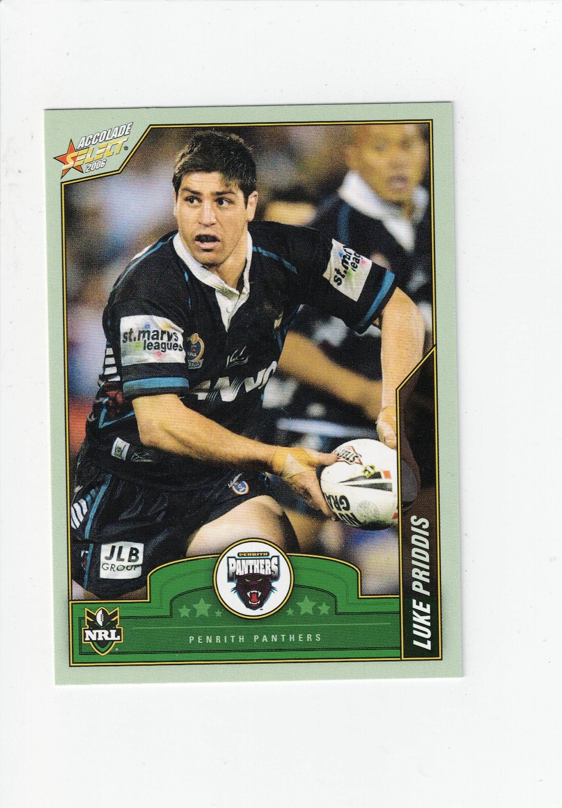 2006 Select NRL Accolade Rugby League Luke Priddis #97 (Penrith ...