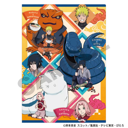 Naruto Shippuden Single Clear File 12.2x8.7in Naruto Sasuke Sakura | eBay