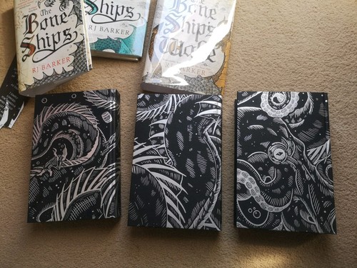 The Tide Child Trilogy / Bone Ships Tier 1 Broken Binding Signed ...