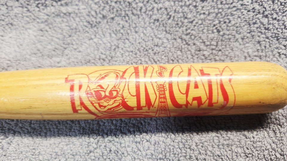 New Britain Rock Cats. Promotional Mini Wooden Baseball Bat. E W Hannas ...