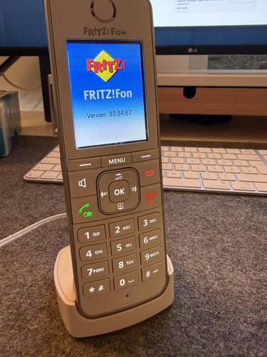 AVM FRITZ!Fon C6 DECT Komforttelefon hochwertiges Farbdisplay HD ...