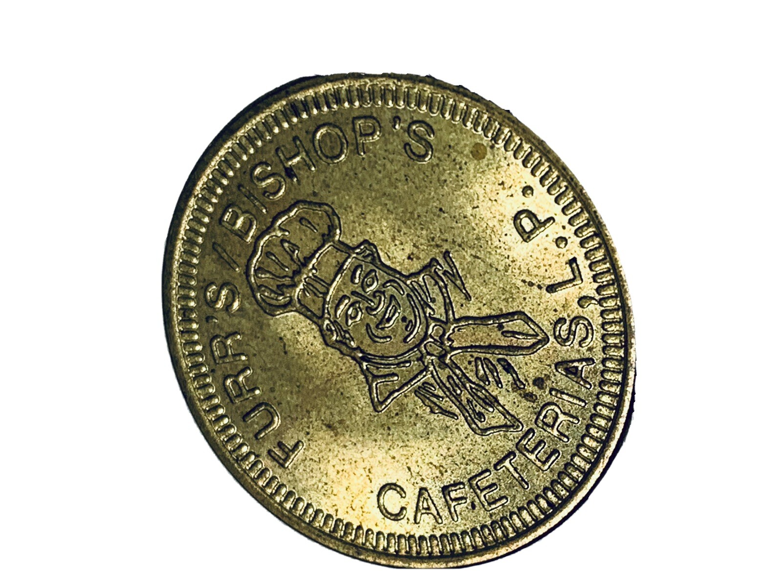 Furr's Bishop's Cafeterias L.P. Chef Face Food Coin Token .(14C/49) | eBay