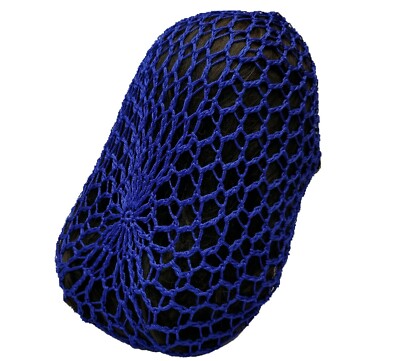 Blue Fishnet Hair Net Hairnet Slouchy Cover Cap Hat Rasta Dreadlocks ...