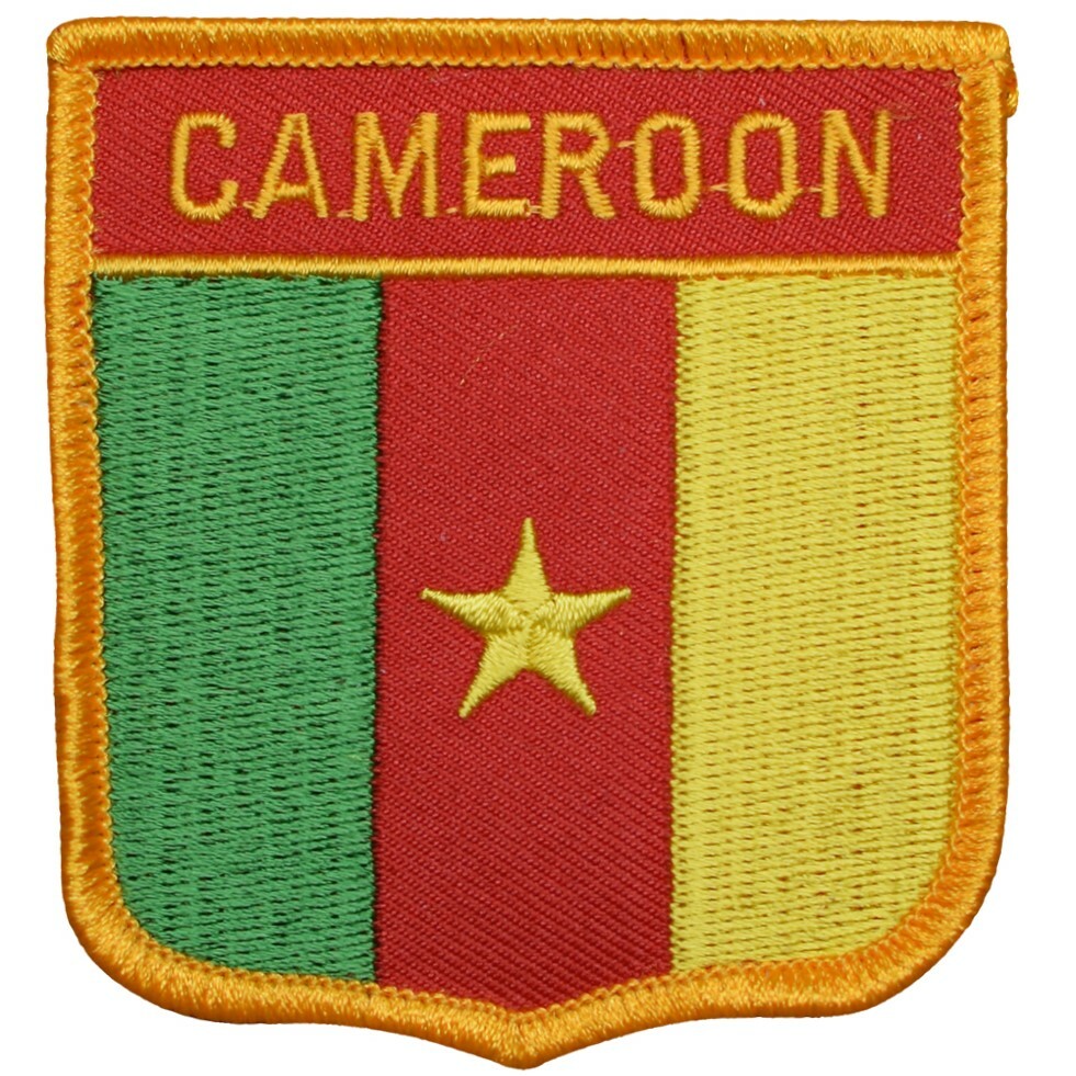Cameroon Patch - Embroidered Flag Shield Badge 2.75" (Iron Or Sew On) | eBay