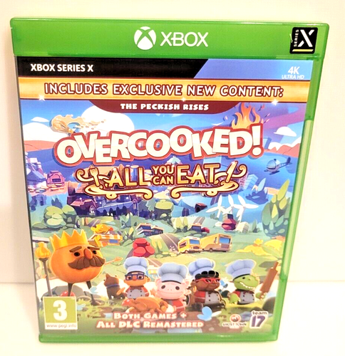 Overcooked All You Can Eat Xbox SERIES X ONLY GAME EXCELLENT Condition ...