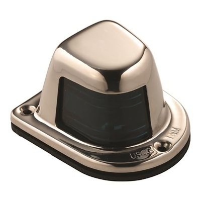 Stainless Steel Green Side Light Only Horizontal Deck Mount Attwood ...