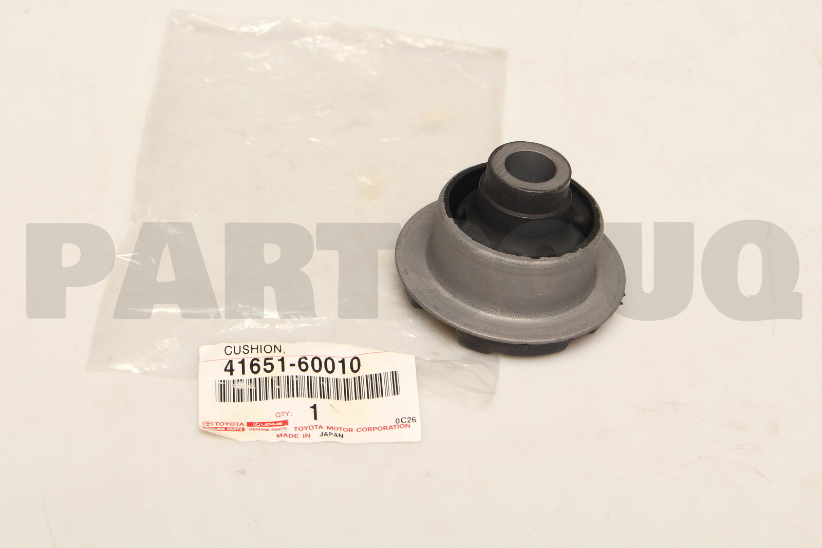 4165160010 Genuine Toyota CUSHION, FRONT DIFFERENTIAL MOUNT, NO.1 41651 ...
