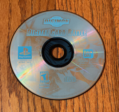 Digimon Digital Card Battle (PlayStation 1, 2000) PS1 DISC ONLY TESTED ...