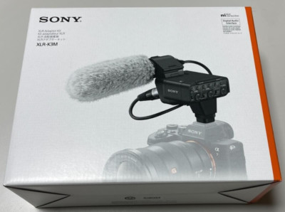 SONY XLR-K3M XLR Adapter Kit Shotgun microphone ECM-XM1 Cable Wind ...