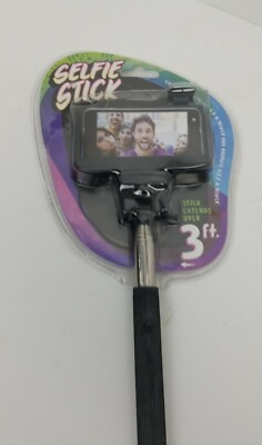 Extendable Selfie Stick to 3ft compatible with iOs and Androud devices ...