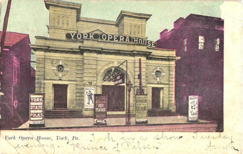 York Pennsylvania York Opera House Front View of The Opera Postcard | eBay