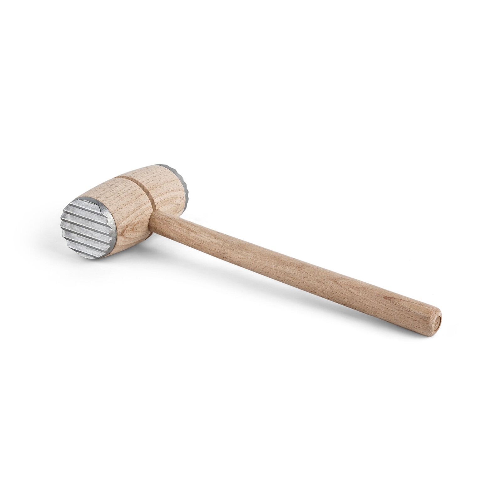Large 12” Wood 2-Sided Beef Steak Mallet Meat Tenderizer Kitchen Hammer ...