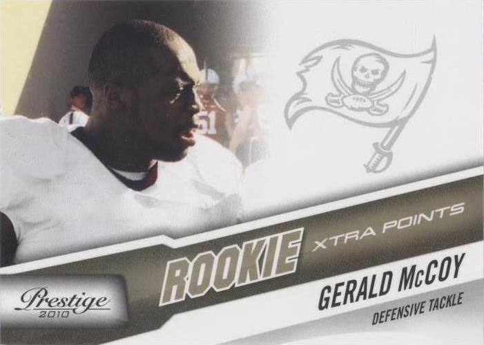 2010 Playoff Prestige - Rookie Gerald McCoy #244 Xtra Points Gold /250 ...