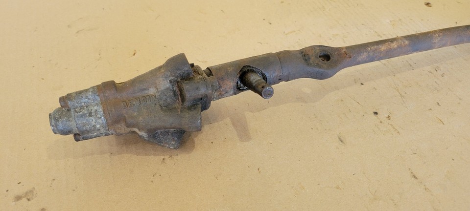 1965-66 MUSTANG V8 POWER STEERING CONTROL VALVE DRAG LINK BENDIX FOMOCO ...