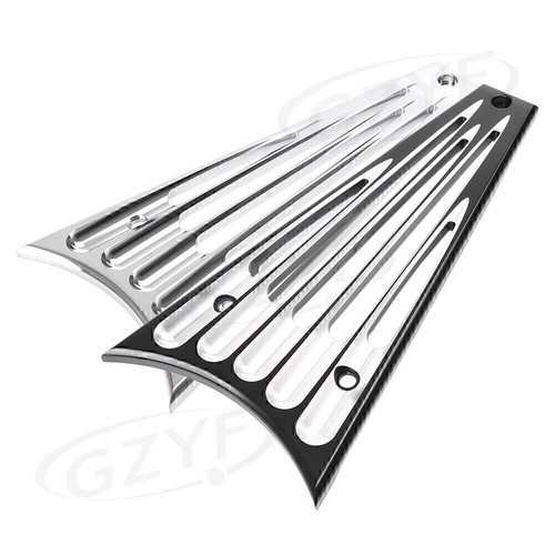 1x Motorcycle Aluminum Motorcycle Frame Grill Cover For Harley Touring ...