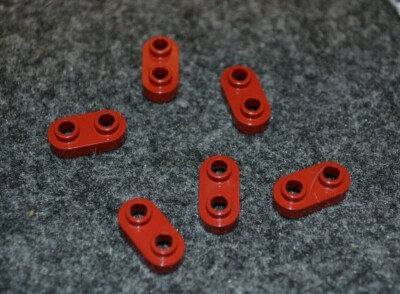 (6) 1x2 Dark Red Oval Plate Brick w/ 2 Center Holes ~ Lego NEW | eBay