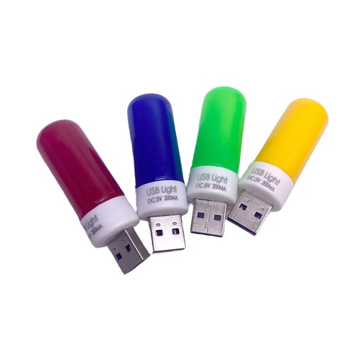 USB LED Lights T18 5V Mini Bulb Filament Night Lamp Red Blue Green ...
