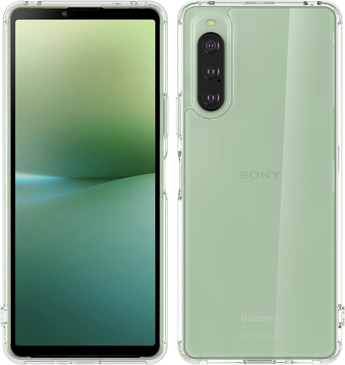 For Sony Xperia 10 V Case, Slim Clear Silicone Shockproof Gel Phone ...