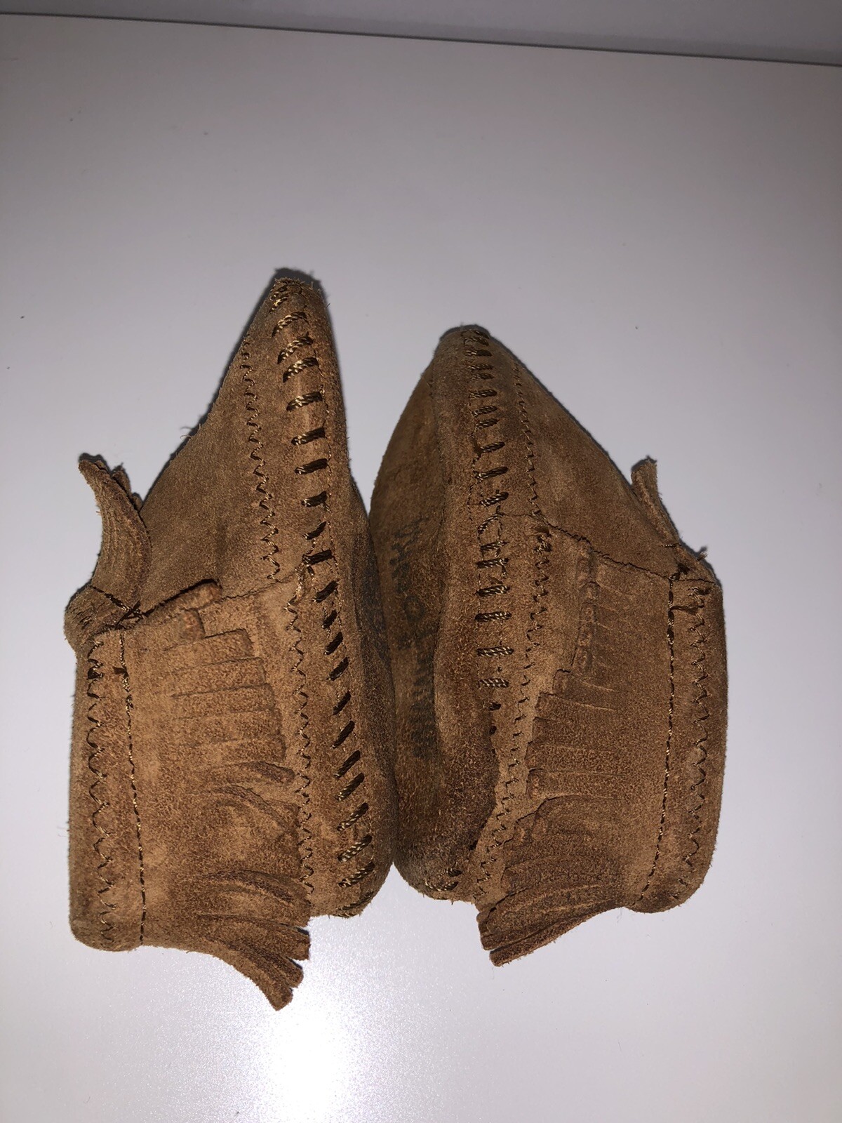 Minnetonka Infant Riley Fringe Bootie Suede Dreams Brown Infant Size 2 ...