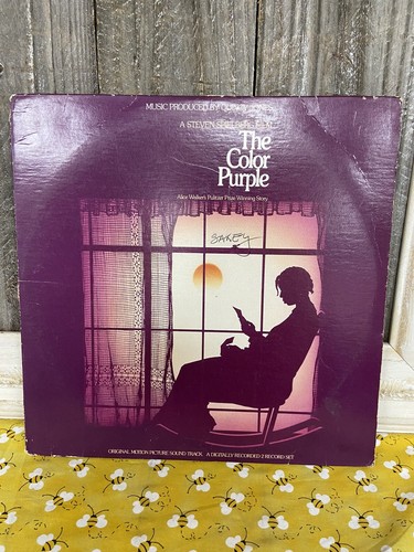 The Color Purple Soundtrack 2LPs Purple 1985 Qwest Quincy Jones Play ...