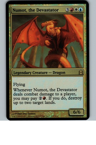 Numot, the Devastator | Commander Foil | Oversized Large | NM-M | eBay