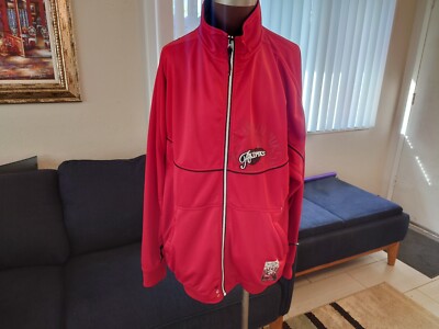 Vintage Akademiks Large Red Men's Zip-Up Jacket L | eBay