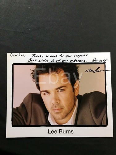 Lee Burns AUTHENTIC Autograph Hand Signed Signature Movie Actor Photo ...