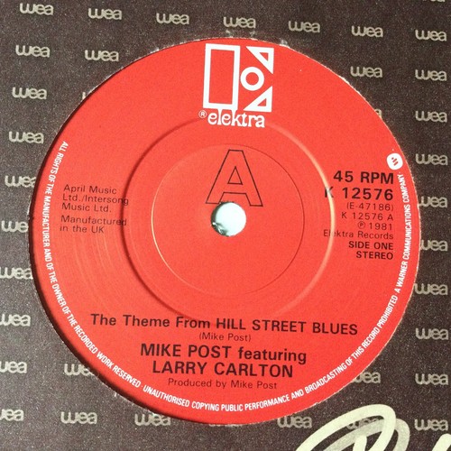 MIKE POST & LARRY CARLTON: "THE THEME FROM HILL STREET BLUES" - UK ...