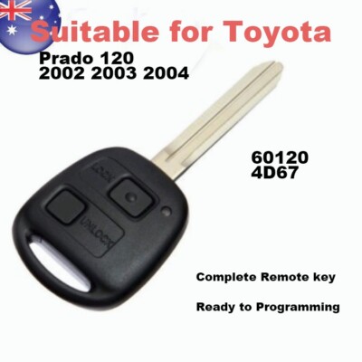 Smart Remote Key Fob To Suit Toyota Prado 120 2002 2003 2004 60120 D467 ...