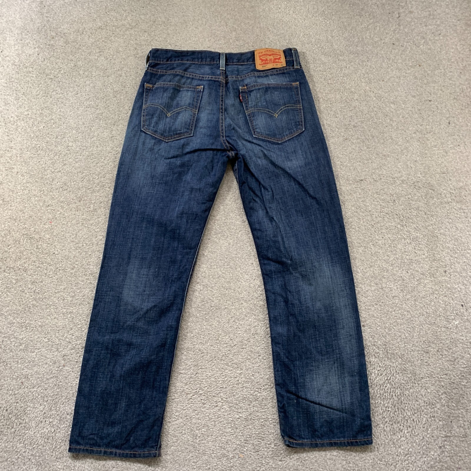 LEVI'S 514 Jeans Mens (32 Inch Waist) (30 Inch Leg) Regular Fit Blue | eBay