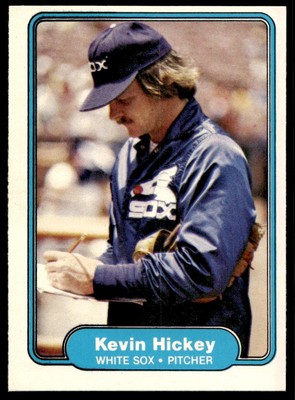 1982 Fleer 344 Kevin Hickey Chicago White Sox RC Baseball Card | eBay