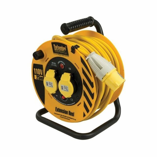 Defender 25m Light Industrial Extension Reel (E86455) for sale online ...