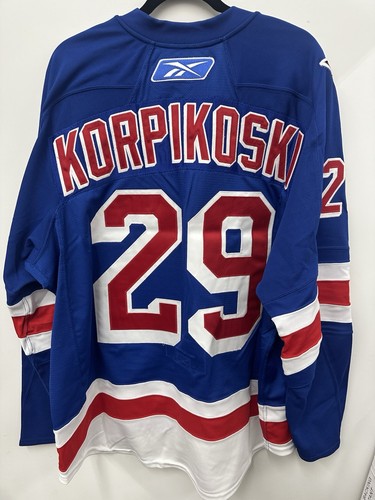 Lauri Korpikoski New York Rangers Game-Worn Jersey Premier Prague Patch ...