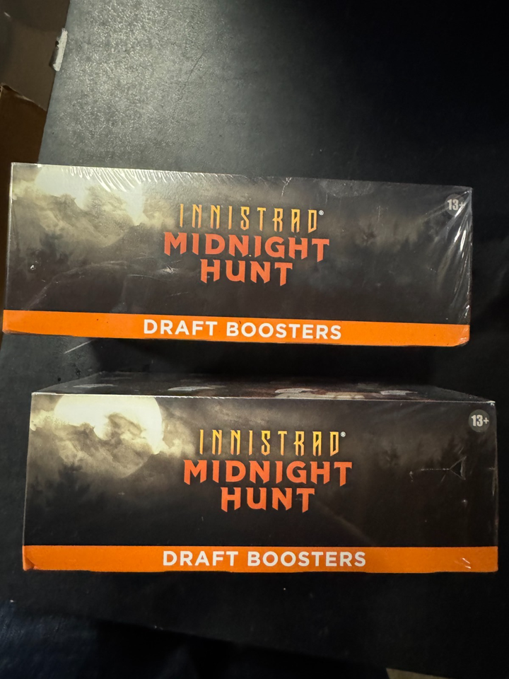 2X NEW Innistrad Midnight Hunt Draft Booster Box 36 ct. MID MTG NEW SEALED | eBay