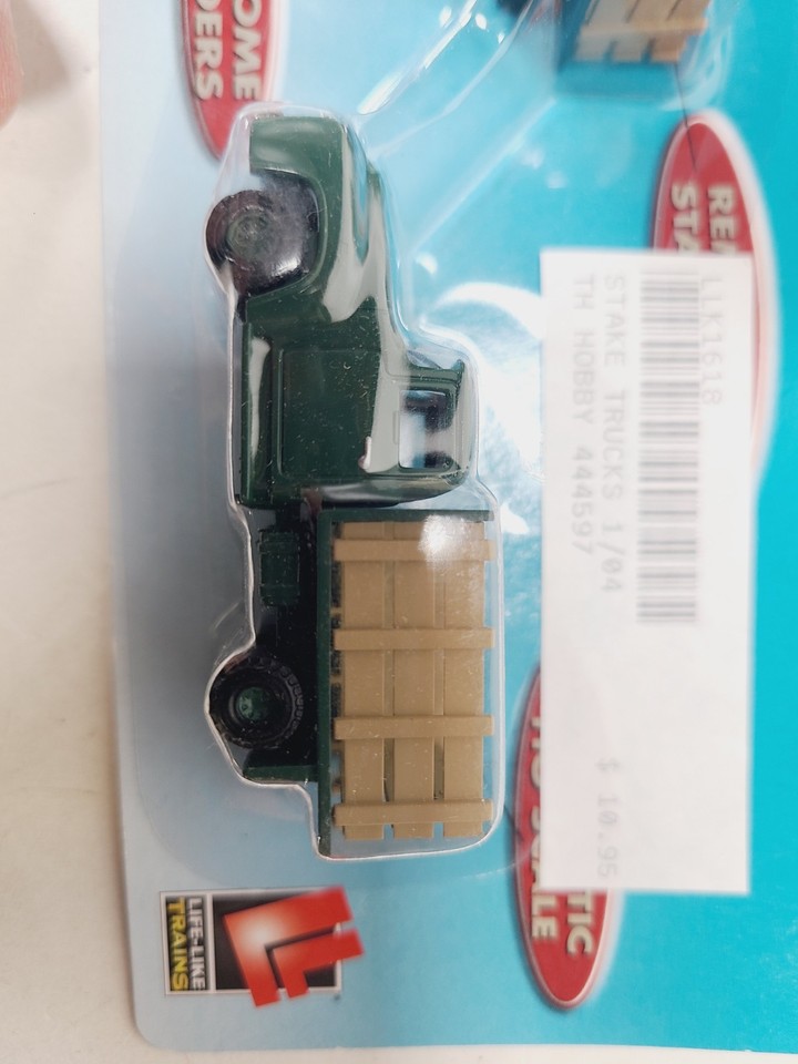 Life Like Scene Master Stake Truck #1618 2pc lot HO 1/87 New | eBay