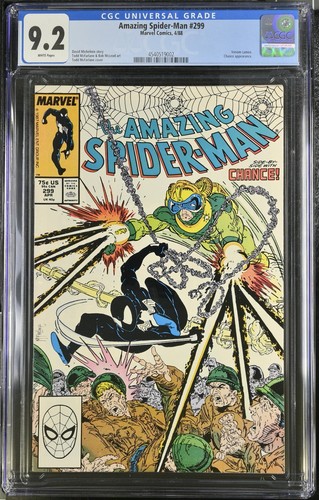 Amazing Spider-Man #299 CGC 9.2 Venom! 1st Cameo/Appearance! | eBay