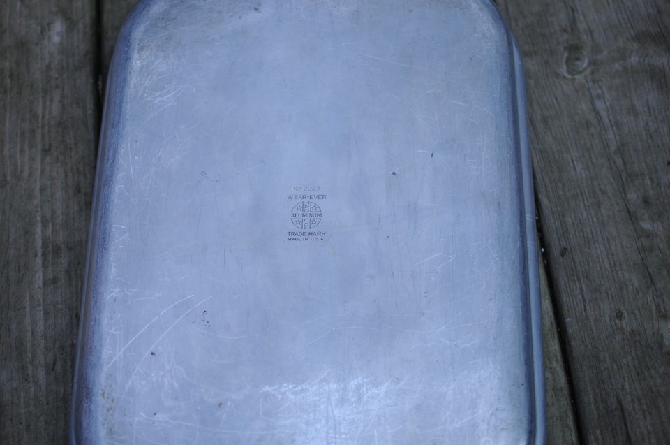 VTG WEAR-EVER HEAVY DUTY CAST ALUMINUM ROASTING BAKING SHEET PAN 2223 ...