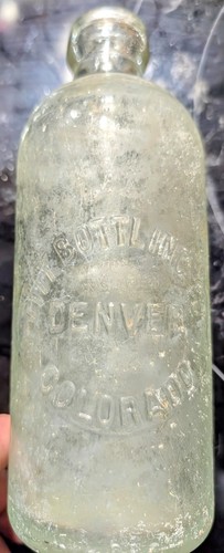 CITY BOTTLING CO HUTCHINSON SODA BOTTLE DENVER COLORADO K&F NICE! | eBay
