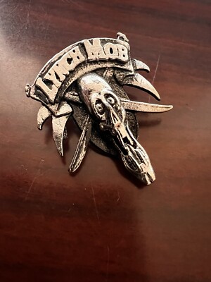 1992 LYNCH MOB Skull Pin Vintage Band Concert Memorabilia Shirt Sticker ...