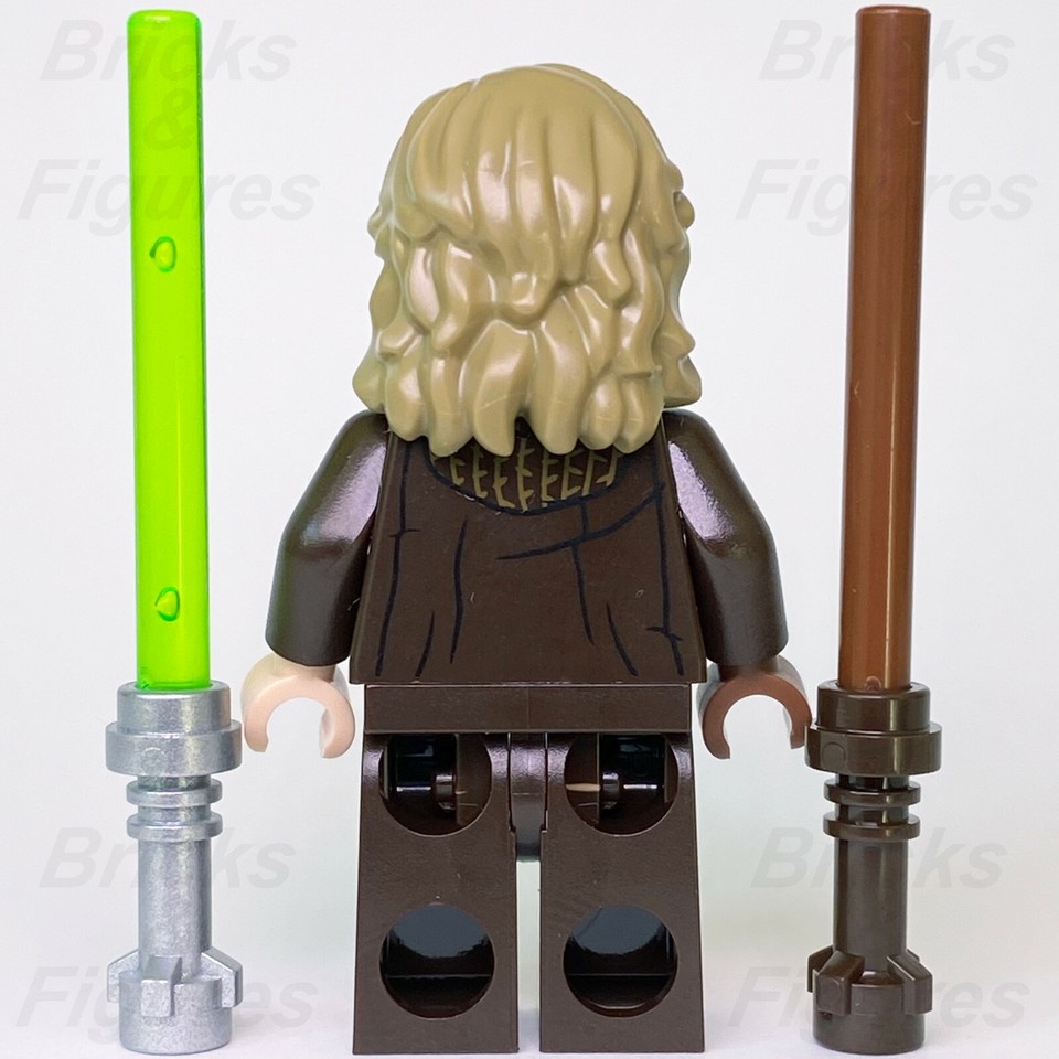 Star Wars LEGO® Luke Skywalker Old Jedi Master Dark Brown Robe Minifig ...
