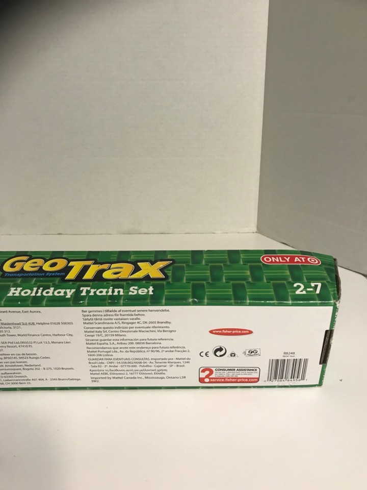 NIB Vintage 2009 Target Exclusive Mattel Fisher-Price GeoTrax Holiday ...