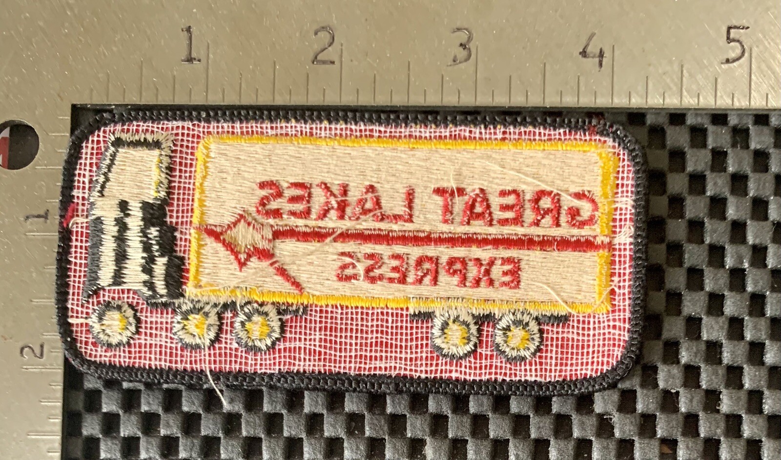 GREAT LAKES EXPRESS EMBROIDERED SEW ON ONLY PATCH TRUCKING FREIGHT 4 1/ ...