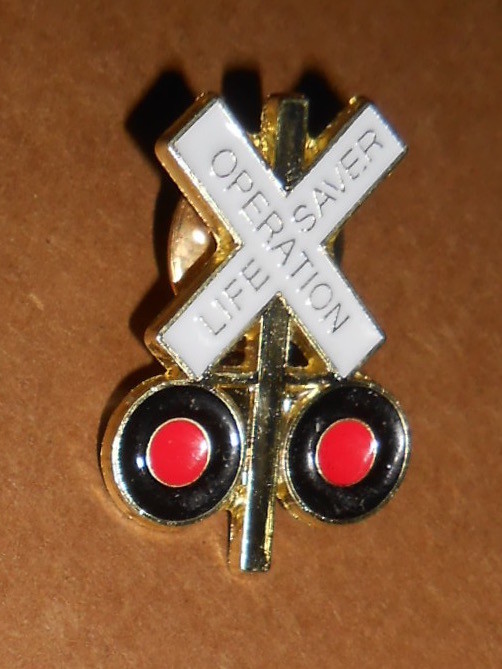 Operation Life Saver Pin Charm Gold Tone (railroad) 1 x ½ | eBay