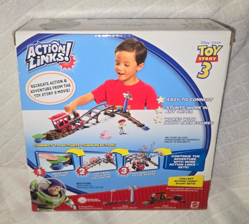 2009 Disney Toy Story 3 Action Links BUZZ LIGHTYEAR SAVES THE TRAIN ...