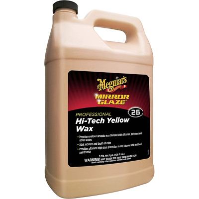 Meguiar's M2601 Mirror Glaze Hi-Tech Yellow Wax, 1 Gallon | eBay