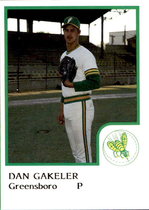 1986 Greensboro Hornets ProCards #8 Dan Gakeler Mount Holly New Jersey ...
