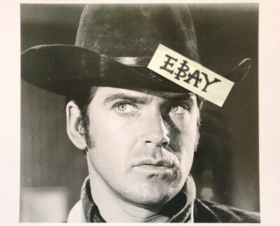 Rare VAN WILLIAMS Photo Green Hornet Goes West THE BIG VALLEY Cowboy ...