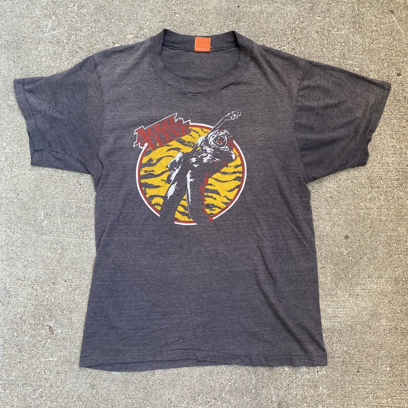 Vintage 80s April Wine Nature Of The Beast World Tour Shirt Band Tee ...