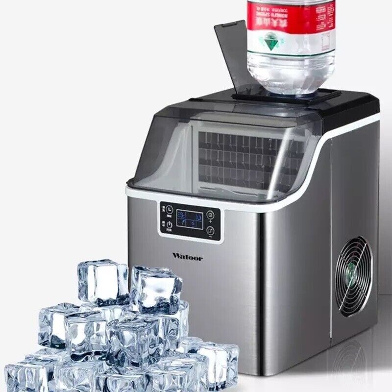 220V 30Kg Portable Electric Ice Maker Ice Cubes Making Machine ...