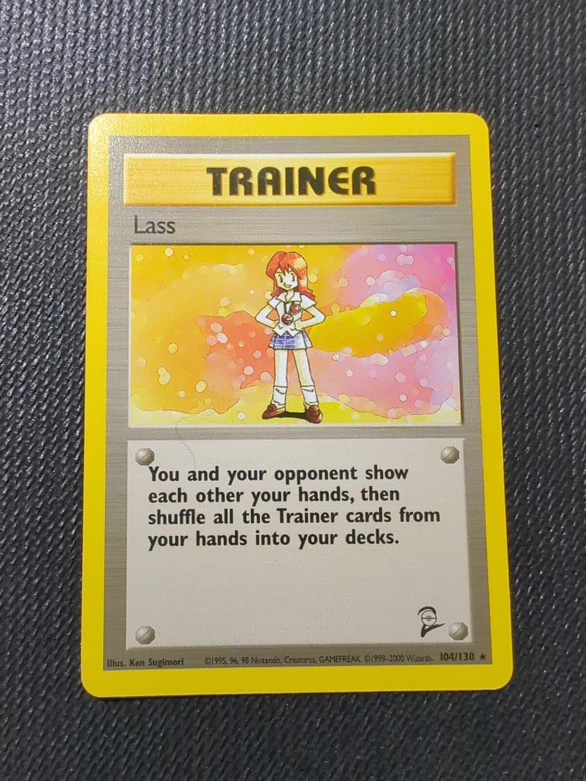 Pokémon TCG Lass Base Set 2 104/130 Regular Unlimited Rare | eBay